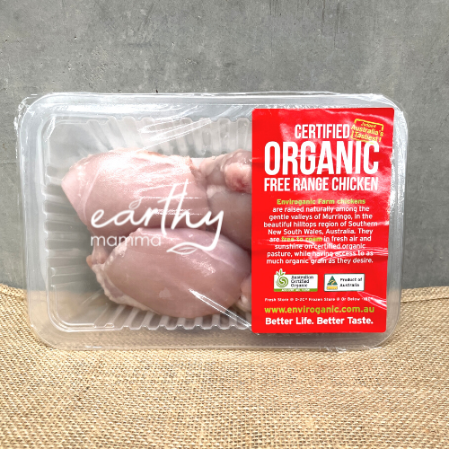 Organic Chicken Thigh Fillets - EarthyMamma
